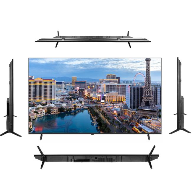 Close-up of 24-inch LED TV display showing high resolution image