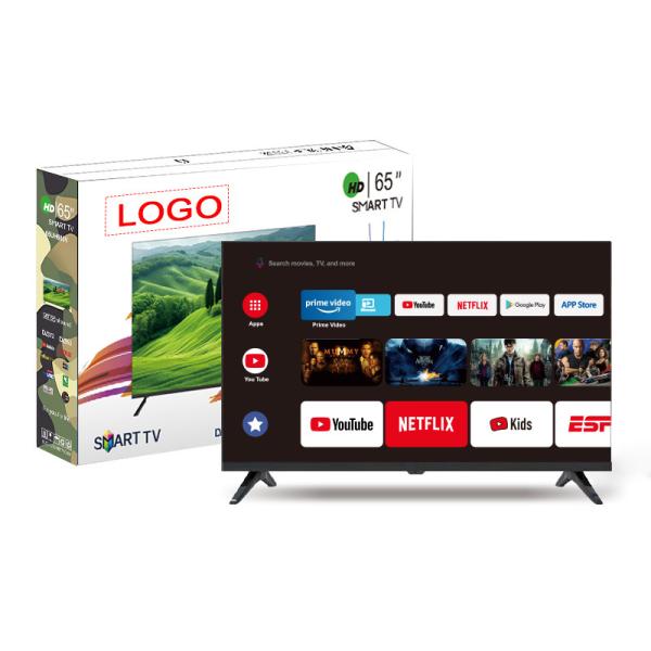 Quality 43 Inch HD LCD Television DVB-T/C/T2 Frameless Smart TV for sale