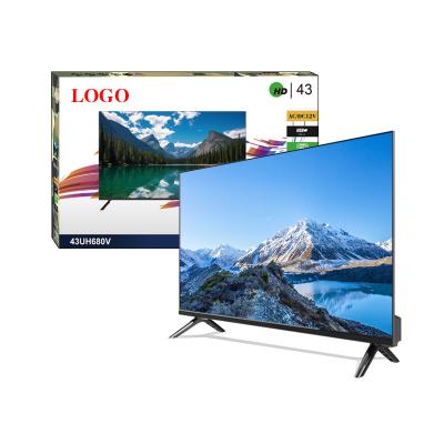 China Eye Protection 4K Smart Frameless 55 Inch TV Home Indoor Outdoor Hotel Kitchen Karaoke for sale