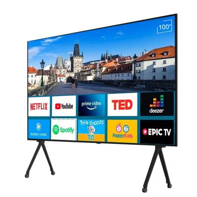 China 55 65 75 85 100 Inch QLED TV 4K DVB T2 S2 Smart WiFi Android for sale