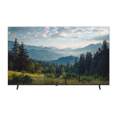 China 65-100' Smart Custom LED TV 4K Ultra HD LED Android 14.0 WiFi Grootscherm Dubbelglas TV Te koop