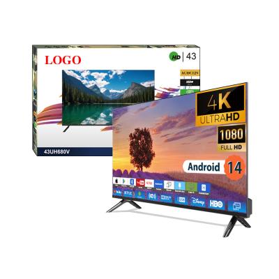 Cina TV LED Smart Full HD UHD 32 40 50 55 65 Pollici 2K 4K Android Schermo piatto in vendita