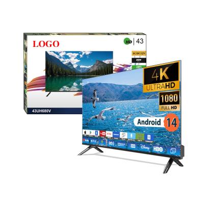 Cina 32 40 50 55 65 pollici LED Smart TV 2K 4K UHD Android Home Entertainment in vendita