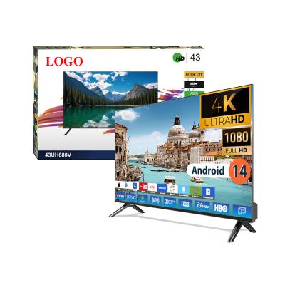 Cina 4K Ultra HD Smart TV 32 40 50 55 65 pollici LED Televisione WiFi Android in vendita
