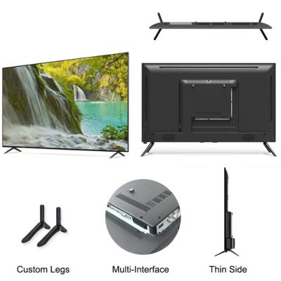 Cina 32 40 50 55 65 pollici UHD 4K Smart LED TV Android Schermo a bordo sottile in vendita