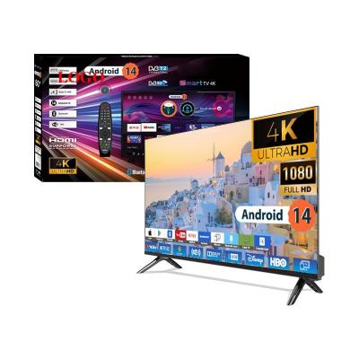 China Frameless Smart TV with 97% Screen-to-Body Ratio for Home & Hotel Use with Plastic Base for sale