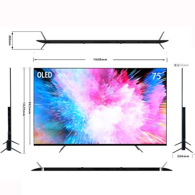 China 55 Inch 4K Smart Andorid OLED TV With HDR 60Hz Refresh Rate google Android TV Platform WIFI Interface Hotel OLED Television for sale