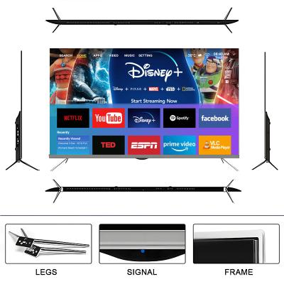 China 85 100 Inch Smart TV Multi-System Android Google WebOS Hotel 4K LED LCD OLED Panel for OEM Project Orders for sale