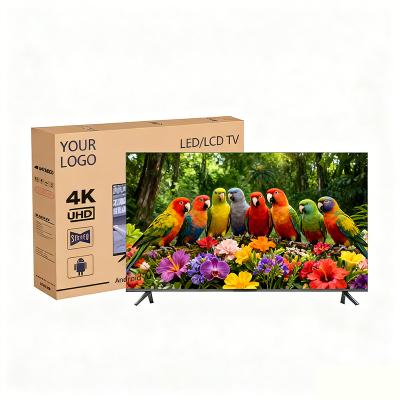 China Bulk Custom 43 Inch Android Smart LED TV - 4K/2K Resolution for Hotel & Office Project for sale