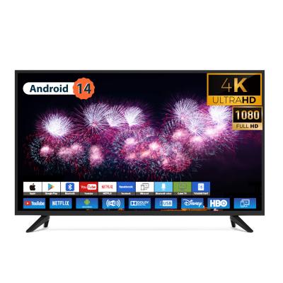 China 43 Inch High Appearance Home TV,  Black Tempered Glass Texture, Ultra-Thin Body for sale