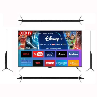 China 55 Inch 4K OLED Smart TV HDR WiFi Bluetooth Screen Mirroring Television for sale