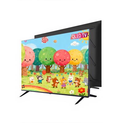 China 55/65/75 Inch QLED Smart 4K Ultra HD TV with 120Hz Refresh Rate DVB-T2 S2 Android for sale