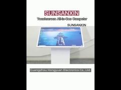 large conference room commercial education 100-inch full color hd led all-in-one machine with window