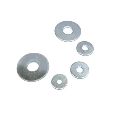 China Gasket Carbon Steel M6 Big Round Flat Gasket Galvanized M8 M10 M12 Flat Gasket Sizes All Fender Flat Gasket DIN440 for sale