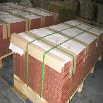 Cina Il piatto di rame di C10100 C12000 C60800 che incide il rame in scatola placca 4mm - 2500mm in vendita