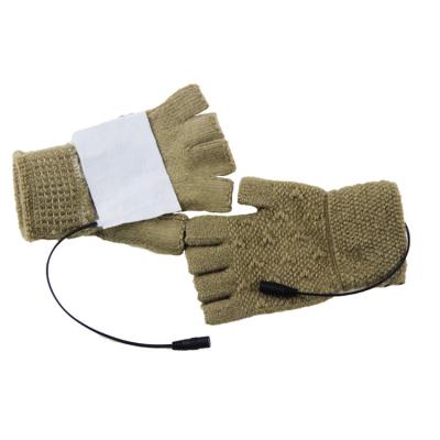 China Far-Infrared Heated Knitted Wool Electric Heated Gloves For Winter Warmth And Comfort for sale