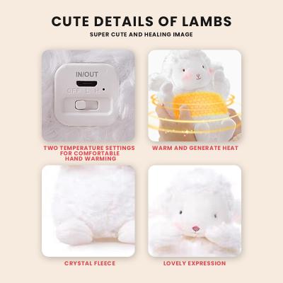 China Never Be Without Warmth Or Power With Our Cute Little Sheep Plushie Hand Warmer Power Bank for sale