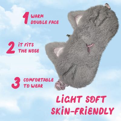 China Comfort And Cute Usb Graphene Heat Eyes Mask Adjustable Temperature Electric Heated Steam Eye Mask For Home Office for sale