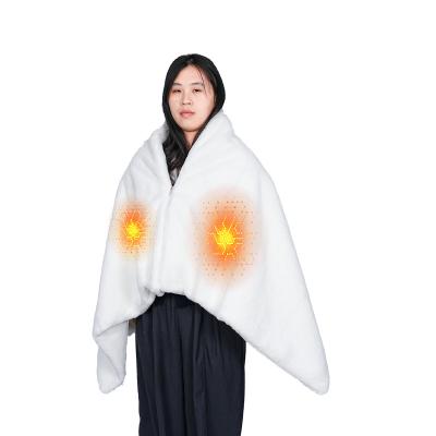China Graphene Far Infrared Heating Shawl electric blanket for Precise 45-65C Temperature Adjustment for sale
