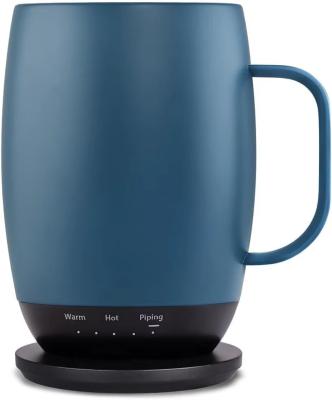 China Portable Digital Style Diseño de fábrica Bebidas que se calientan a sí mismas Temperatura controlada Bebida directa Taza de café Viajes inalámbricos en venta