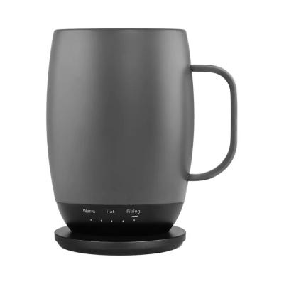 China Portable Digital Style Diseño de fábrica Bebidas que se calientan a sí mismas Temperatura controlada Bebida directa Taza de café Viajes inalámbricos en venta