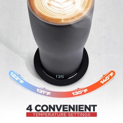 China Custom Smart Heated Coffee Mug LED Screen Self-Adjusting Temperature For Convenient Direct Drinking For Travel Car for sale