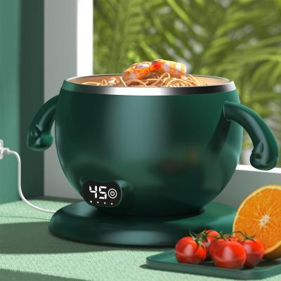 China 300ml Baby Food Warmer Bowl HW01 Portable Electric Big Stainless Steel Baby Food Container Warmer For Travel for sale
