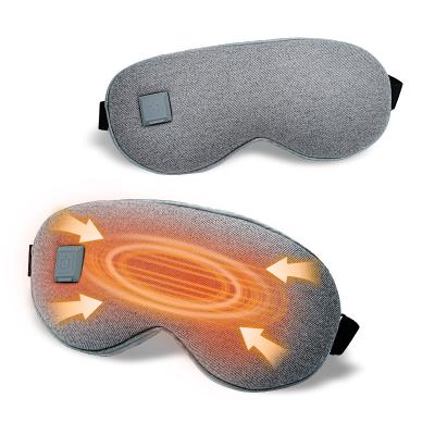 China Cordless Graphene Self Heated Eye Mask With Soothing Heat Cold Pack For Dry Eye Stye Relax Eye Strain for sale
