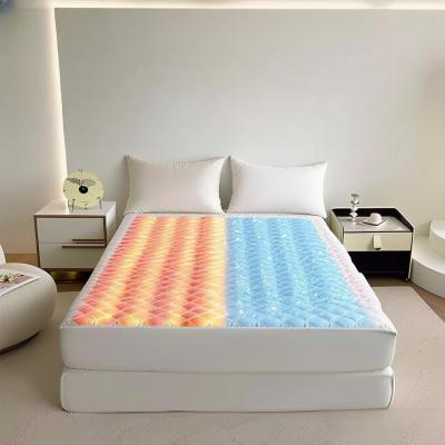 China OEM Dual Zones Control Bed And Blanket Cooling System Warm And Safe Pod Bed Pad Voor Winter En Zomer Matras Topper Te koop
