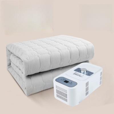China Luxury 600TC Bamboo Cotton Dual Zone Temperature Control Smart Bed Mat with Quiet Cooling and Gentle Warming System for sale