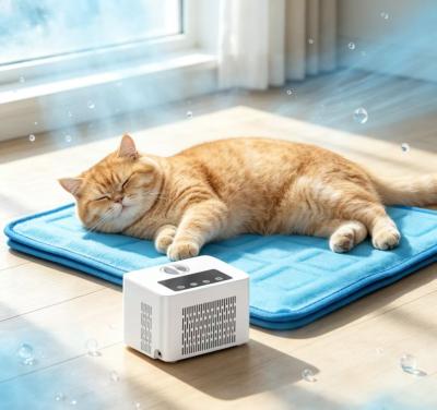 China Smart pet bed cooling pad using physical water cooling technology maintaining stable long lasting cool surface for pets for sale
