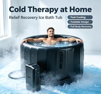 China Portable inflatable ice bath tub with lightweight design and easy transport suitable for indoor outdoor cold plunge therapy for sale