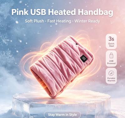 China Portable Hand Warmer with USB power supply soft silky fabric surface constant heating function lightweight compact design and safety protection for sale