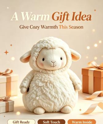 China Multi‑Scene Portable Sheep Heater, USB Power Bank Supported for On‑the‑Go Use, Gentle Touch Hand warmer  3‑Speed Heating Settings CE FCC RoHS Certified for sale