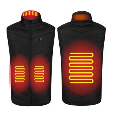 China USB 5V Electric Heated Vest Jacket Waterproof Washable Graphene film Material for sale