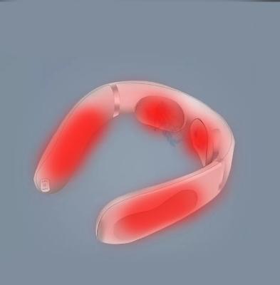 Smart Heating Neck Massager Graphene Material 50degree Temperature