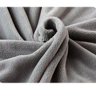 China ODM Battery Powered Heated Blanket Soft Fleece Portable USB Power Heating Throw Grey for sale