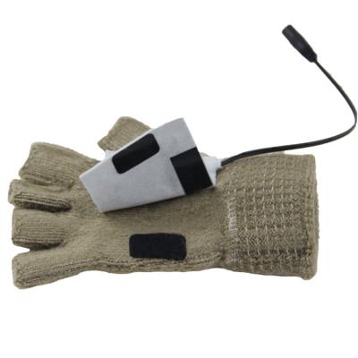 China Far-Infrared Heated Knitted Wool Electric Heated Gloves For Winter Warmth And Comfort for sale