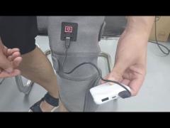 Ergonomic Rechargeable Physiotherapy Heated Knee Pads USB Warm Thickened