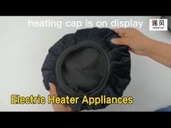 Black Electric Heater Appliances Cap Waterproof Hot Compress For Hair Care