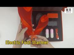 Winter Electric Foot Warmer Insoles Graphene Film Overheat Protection Battery Type