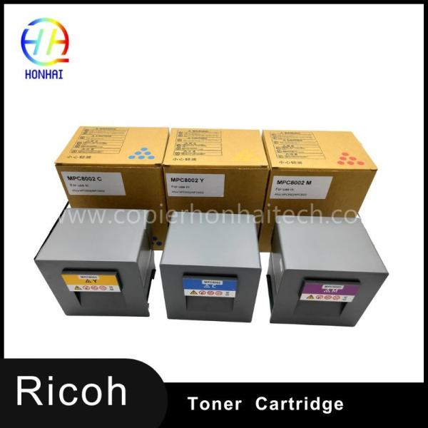 Quality High-Yield CMY Toner Cartridge for Ricoh MPC8002 with 29,000 Prints, 24-Month Warranty & ISO Certification for sale