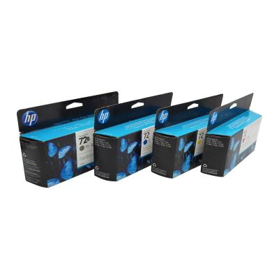 China Original  Ink Cartridge For HP 72 T770 T790 T795 T610 T620 T1100 T1120 T1200 T1300 T2300 Six Colors C9370A C9371A C9372A C9373A C9374A C9403A 130ml for sale