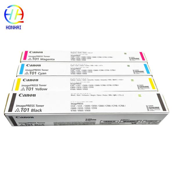 Quality Original OEM Canon Toner Cartridge Set CMYK High-Capacity for imagePRESS C60 C65 C650 C700 C710 C750 C800 C810 C850 C910 for sale