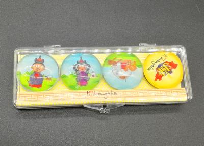 Cina Foto stampa Magnete frigorifero per regalo suvenir turistico su misura Cristallo di vetro cupola frigorifero Magnete scatola di plastica imballaggio varie dimensioni in vendita