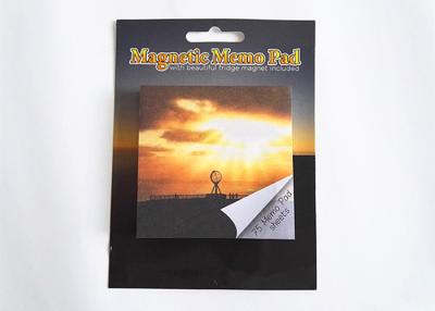 China Wood Free Personalized Memo Pads 126 Mm * 76 Mm Fridge Magnet Notepad for sale