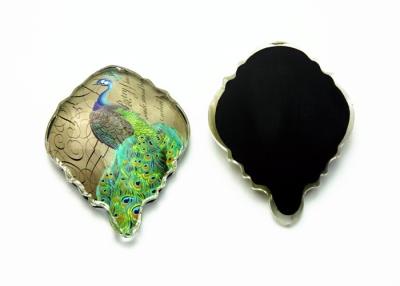 China Decorative Fridge Magnet Stickers, Mapleleaf Shape Refrigerator Magnet, Pattern Decoration Kitchen Magnets for sale