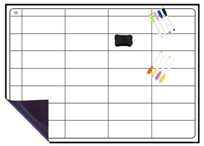 China Monthly Planner Koelkast 17X12 Inch Magnetische Perpetual Calendar Custom Magnetische Notepads Te koop