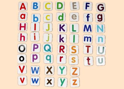 Cina magneti di 4*4mm EVA Rubber Magnetic Alphabet Refrigerator in vendita