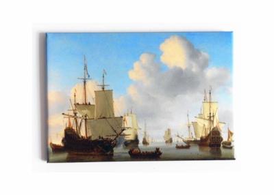 Cina Magnete per frigorifero in latta 78 x 54 mm in vendita